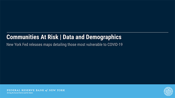 Communities At Risk: Data and Demographics - FEDERAL RESERVE BANK of ...