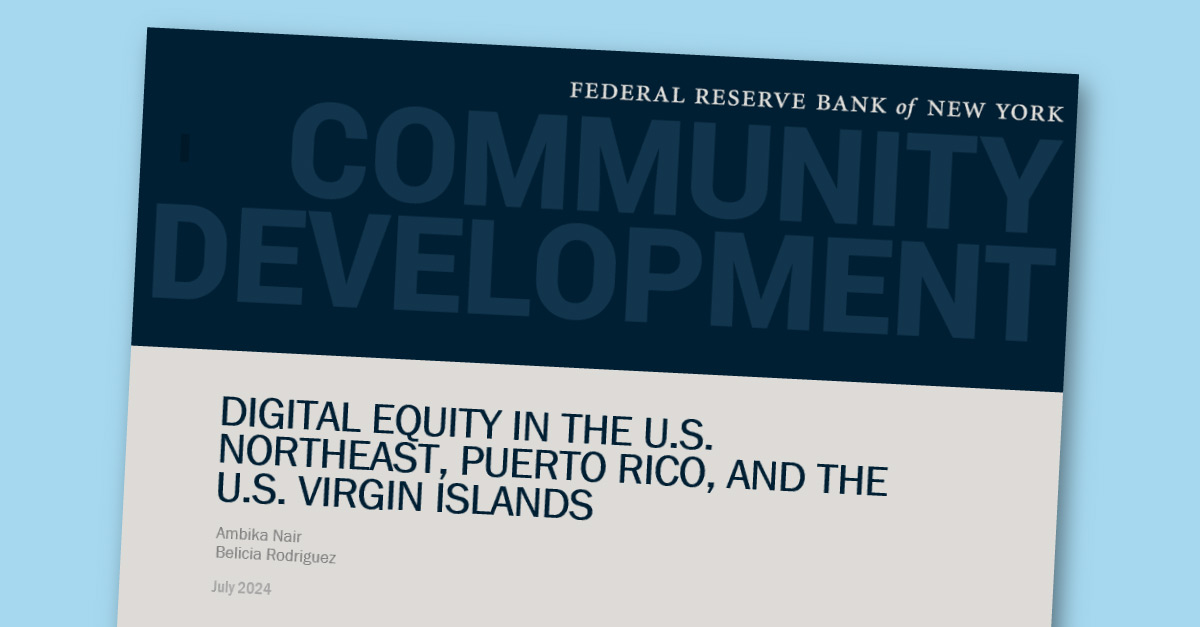 Digital Equity in the U.S. Northeast, Puerto Rico, and the U.S. Virgin ...