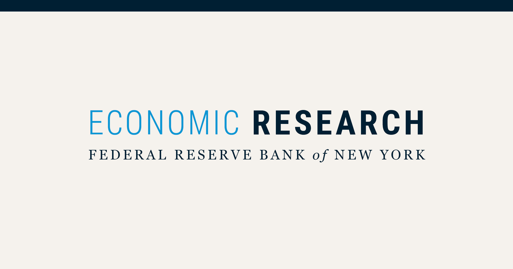 Banking Research Data Sets - FEDERAL RESERVE BANK of NEW YORK